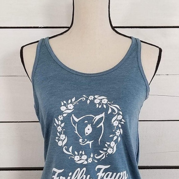 Anvil | Tops | Custom Made Frilly Fawn Tanks | Poshmark